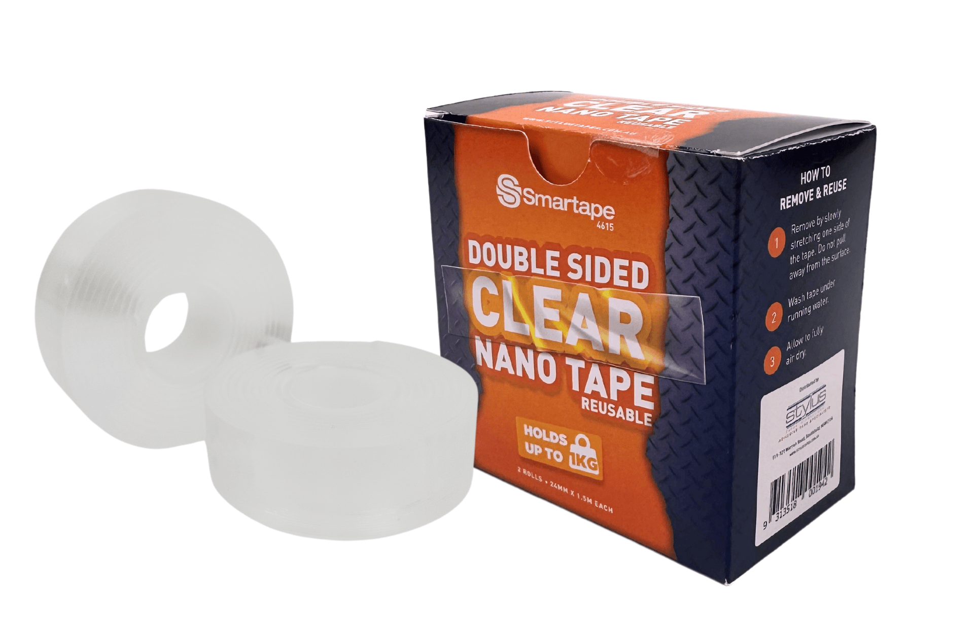 Nano Tape - Clear Reusable Double Sided Tape | Pack and Stick